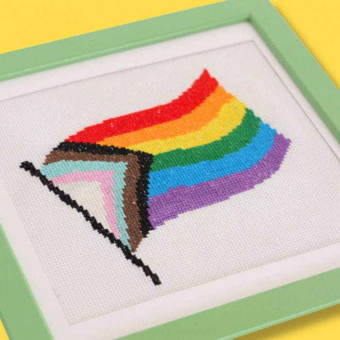 Pride Flag Cross Stitch Pattern | Celebrate LGBTQIA+ Pride!