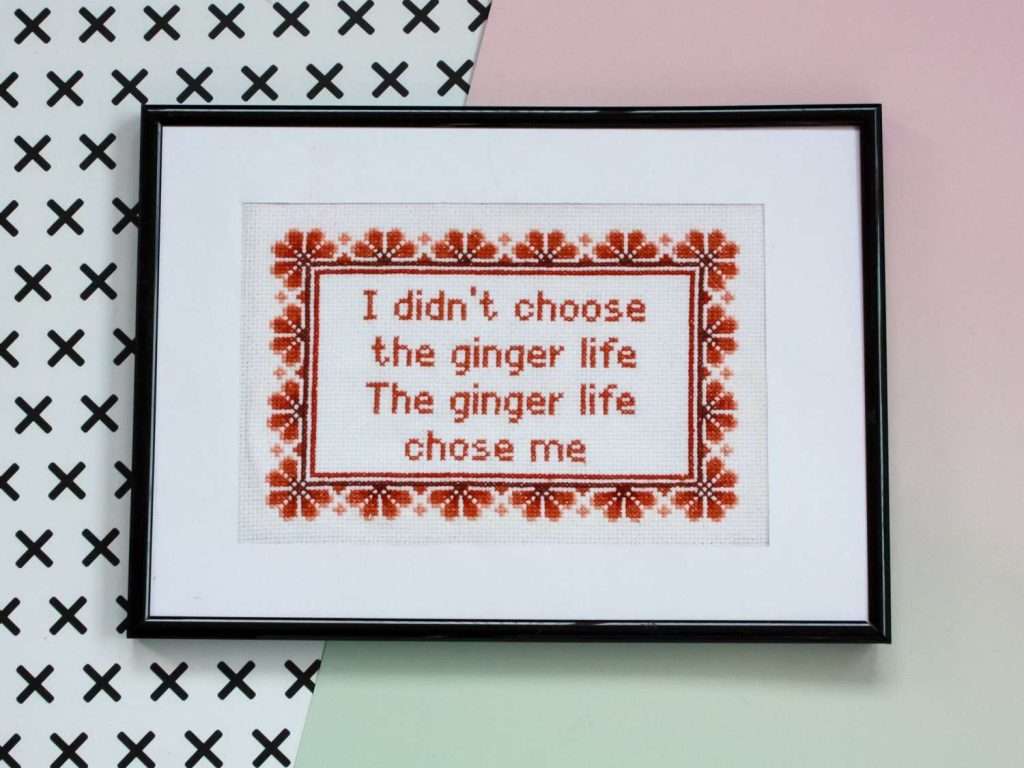 Cross Stitch Pattern For Gingers - Curious Twist