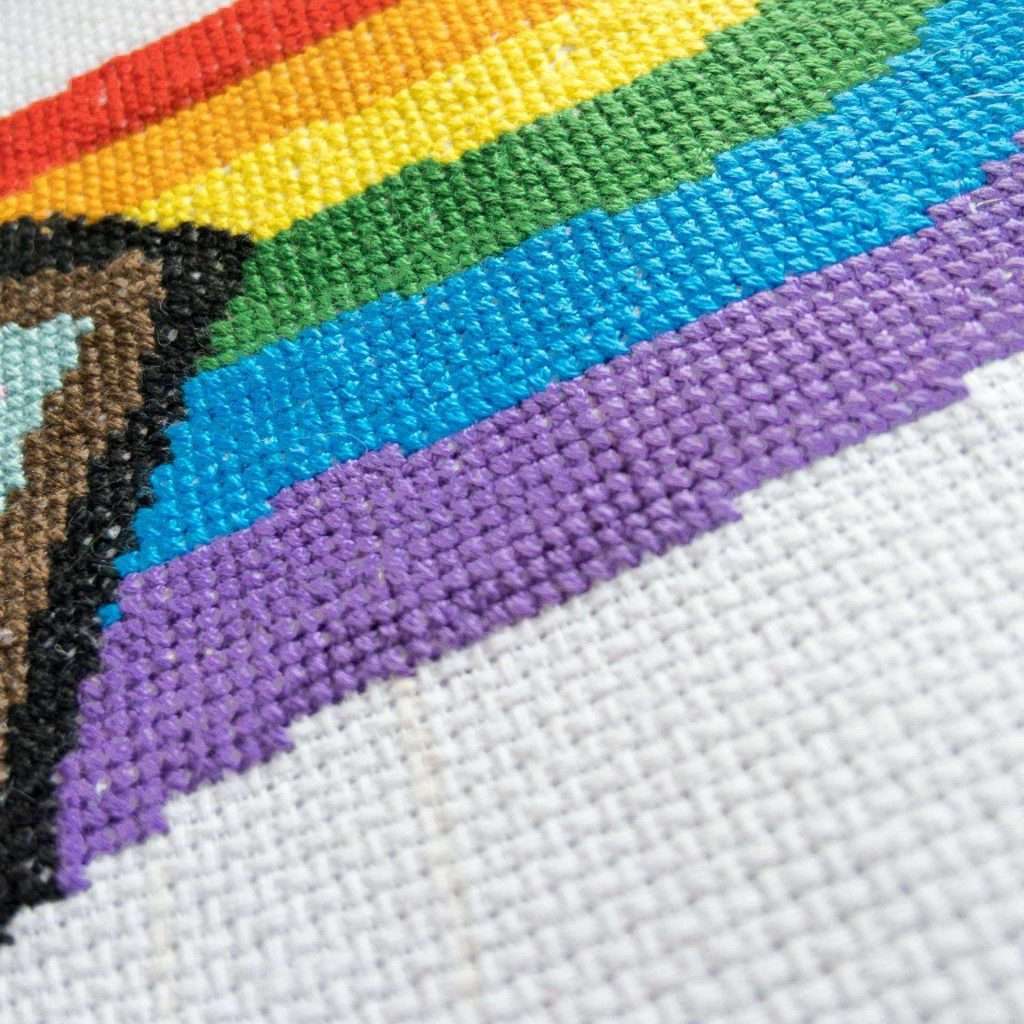 Pride Flag Cross Stitch Pattern | Celebrate LGBTQIA+ Pride!