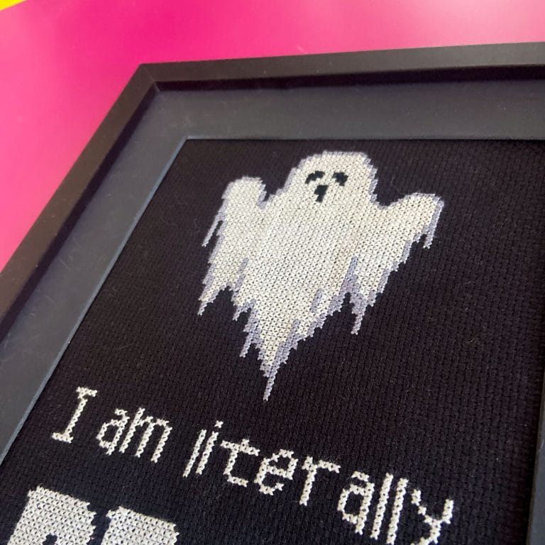 Spooky Halloween Cross Stitch Kit For Adults