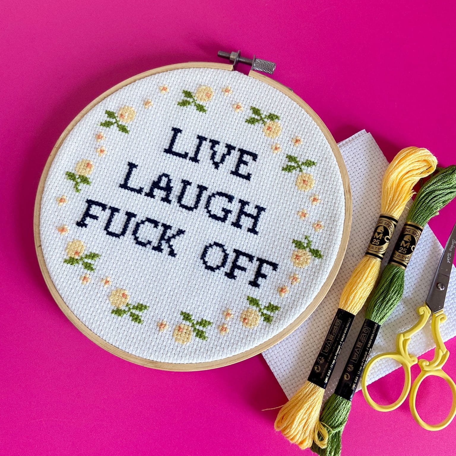 Rude Barbie Cross Stitch Pattern - Curious Twist