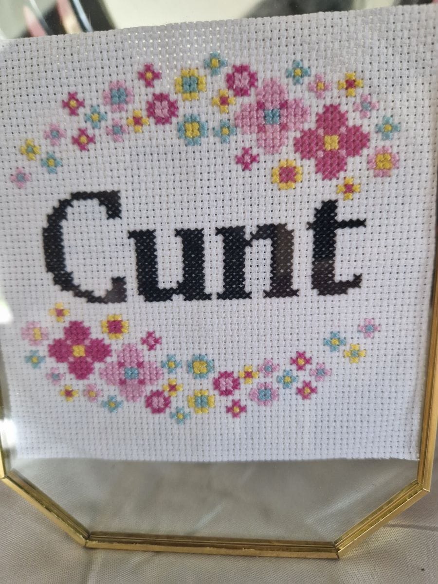 Hilarious Offensive Cross Stitch Kits For Adults